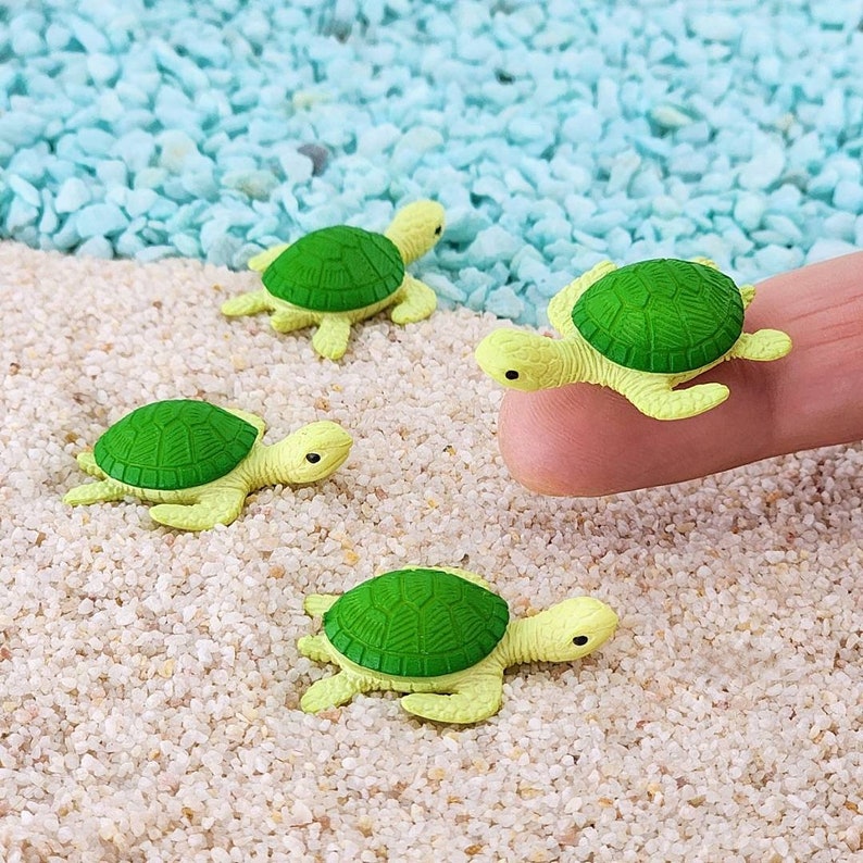 Miniature Sea Turtleminiature Beach Garden Accessoriesbeach - Etsy