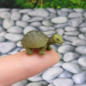 Tiny Tortoise,miniature Turtle,micro Tortoise,terrarium Supplies ...