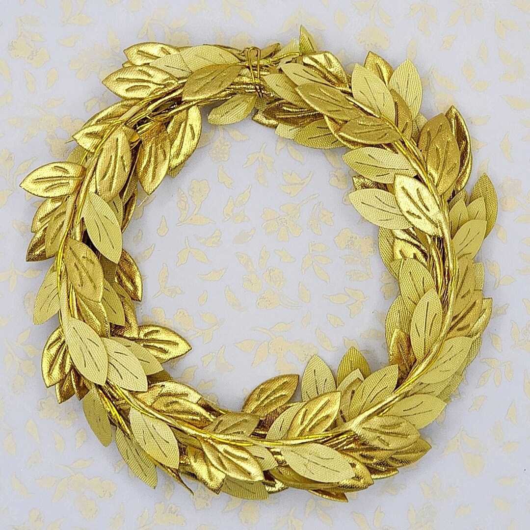 12 FT. Miniature Gold Leaf Garlandwired Leaf - Etsy