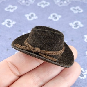 Miniature Cowboy Hat,mini Western Hat,dollhouse Cowboy,cowgirl Hat ...