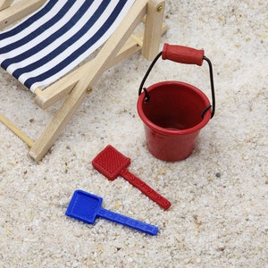 Beach Miniatures,miniature Deck Chair,mini Beach Accessories,dollhouse ...