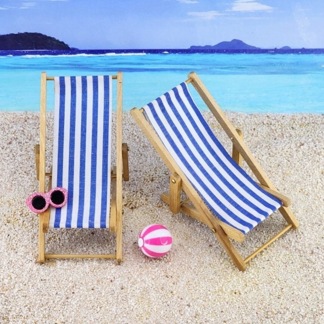 Miniature Beach Chair,miniature Beach Accessories,mini Beach Ball,mini ...