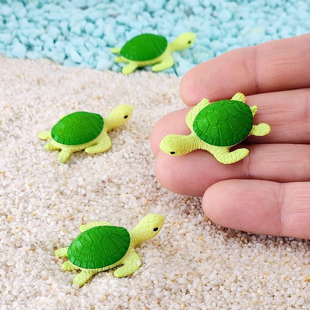 Miniature Sea Turtleminiature Beach Garden Accessoriesbeach - Etsy