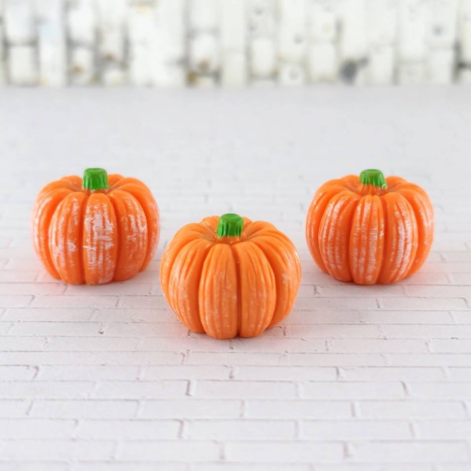 Set of 3 Miniature Pumpkins1:12 Scale Pumpkinsfall - Etsy