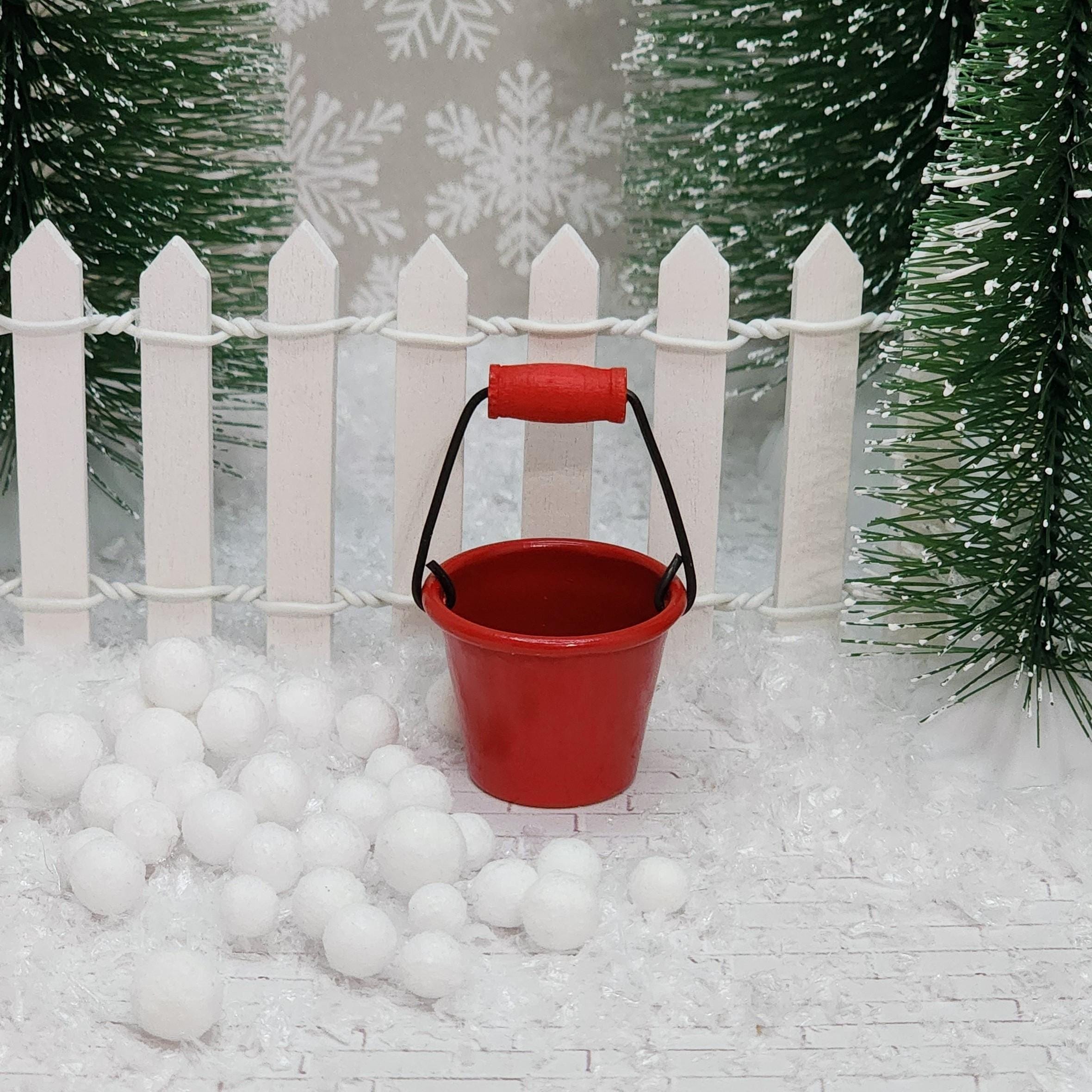 Christmas Miniatures,miniature Snow Shovel,tiny Snowballs,mini Snowball ...