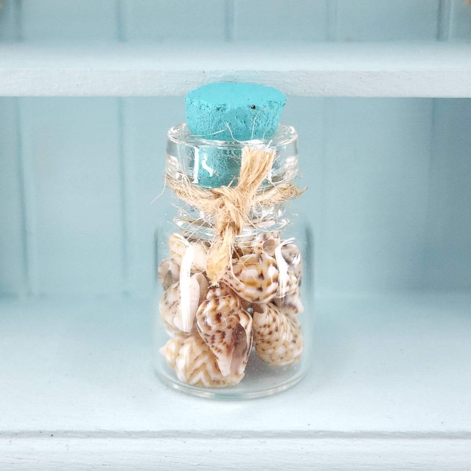 Miniature Beach Decor,miniature Jar of Seashells,dollhouse Beach Decor ...