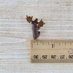 Micro Moose, Tiny Moose Figurine,diorama,terrarium Supplies,craft ...