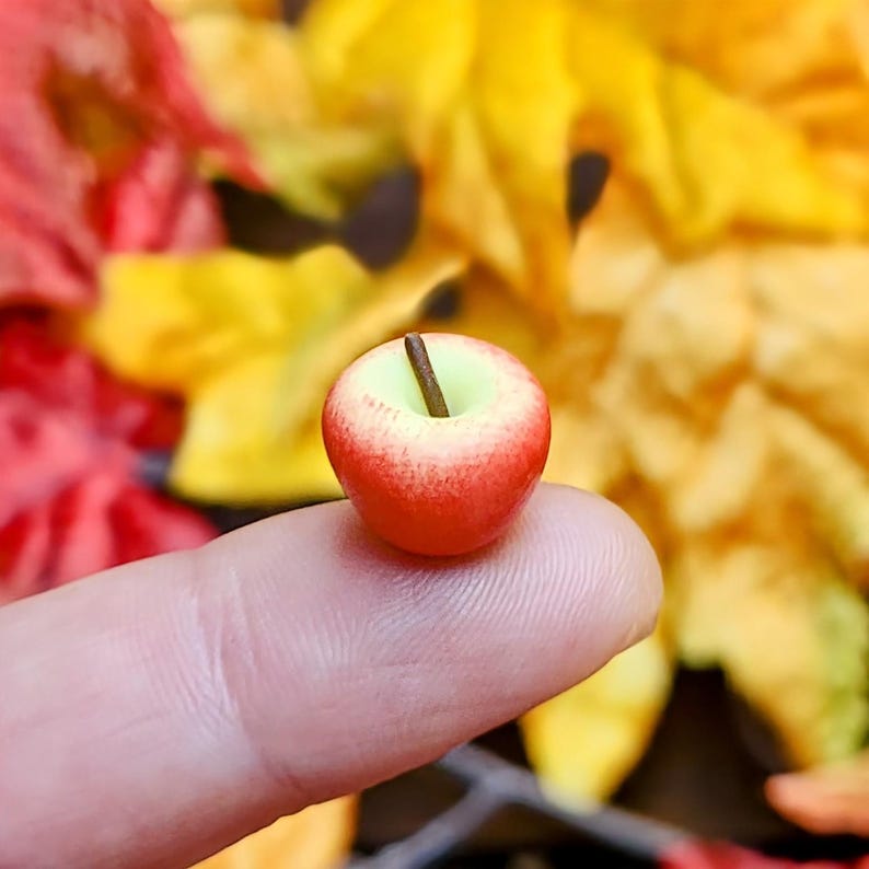 Miniature Apples,1:6 Scale,red,dollhouse Miniature Apples,miniature ...