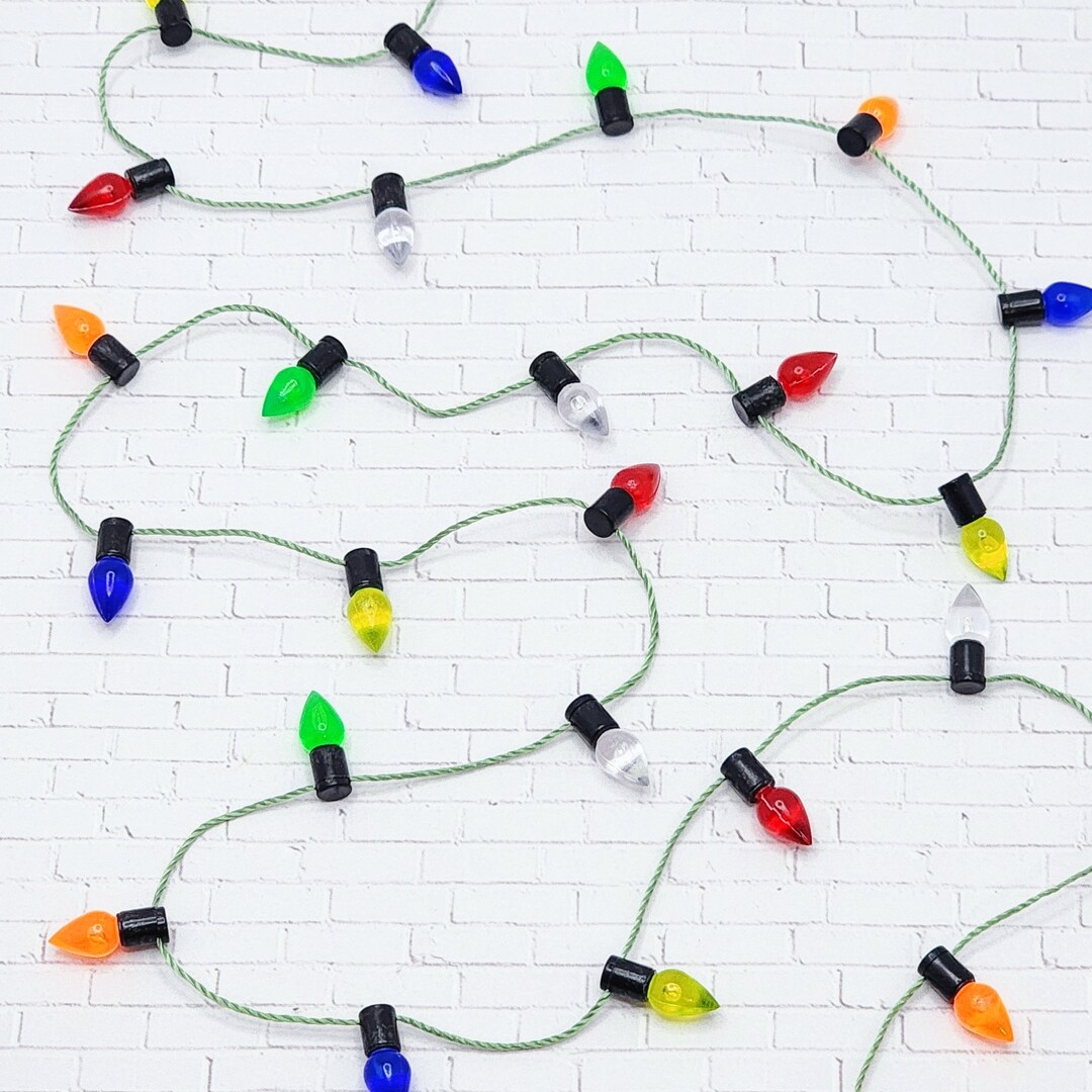 Miniature Christmas Lights,christmas Miniatures,fairy Garden ...