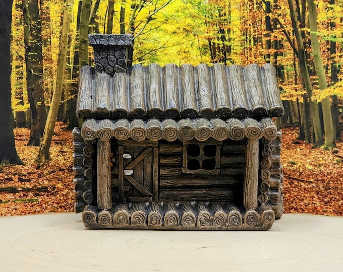 Miniature Log Cabin,fairy Garden House,log House,fairy Garden ...