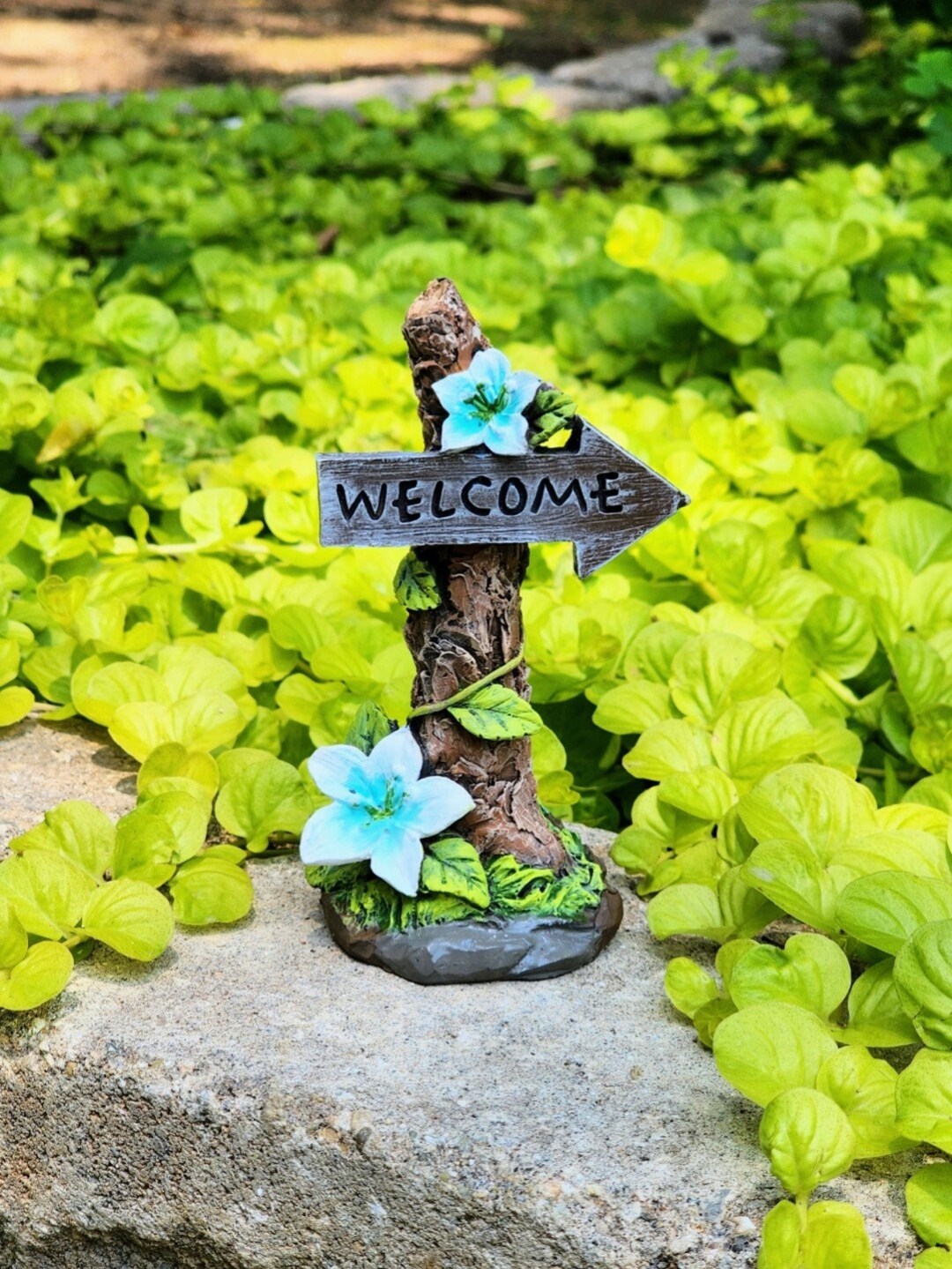 Fairy Garden Welcome Signfairy Garden Decorminiature - Etsy