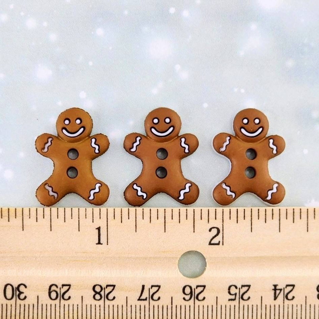 Mini Gingerbread Men,gingerbread Man Charms,christmas Craft Supplies ...