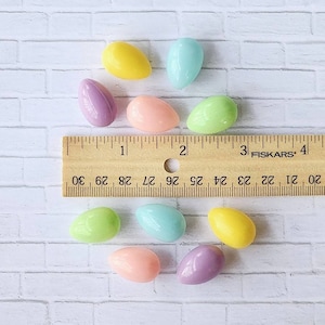 Miniature Easter Eggs,mini Plastic Eggs,easter Miniatures,fairy Garden ...
