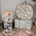 Boho/farmhouse Pink Crochet Flower 4 Set Coasters/gifts for Her/home ...