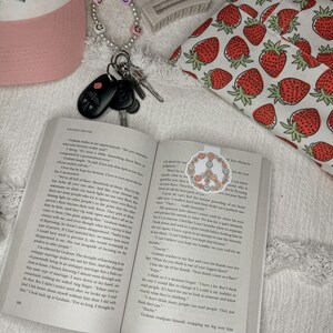 Peace Sign Smiley Face Magnetic Bookmark/ Bookmark/ Magnet Bookmark ...