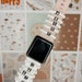 Custom Letter Beaded Watch Charm/apple Watch Halo - Etsy