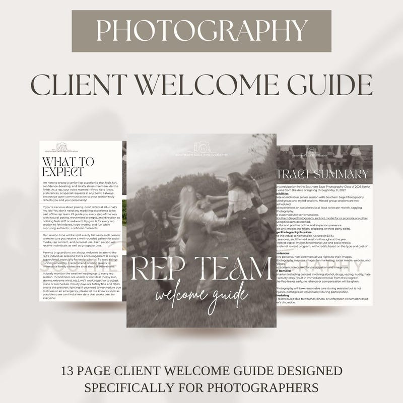 Senior Rep Team Templates - Etsy