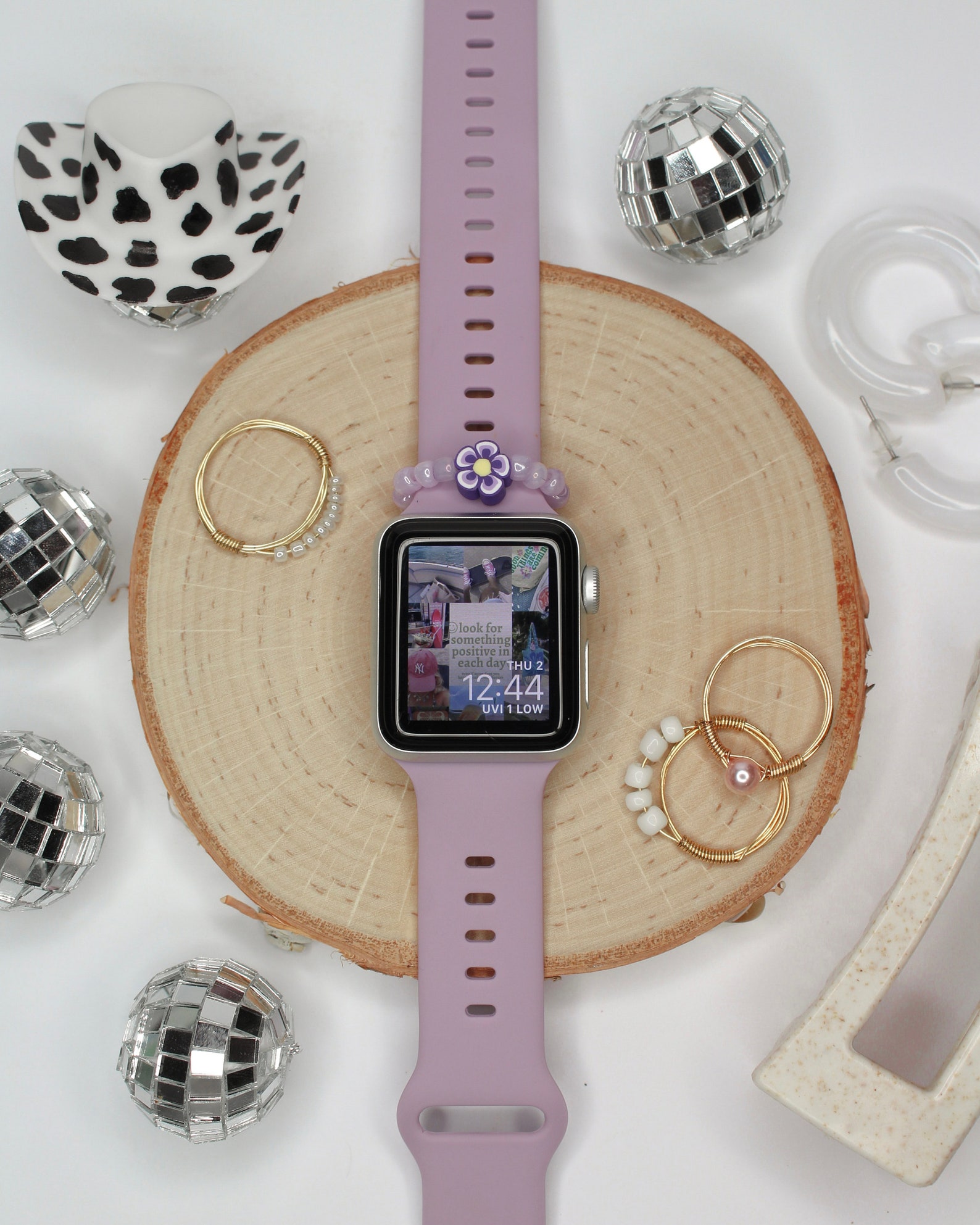 Beaded Watch Charm/smiley Apple Watch Halo Charms/trendy Watch - Etsy