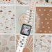 Custom Letter Beaded Watch Charm/apple Watch Halo - Etsy