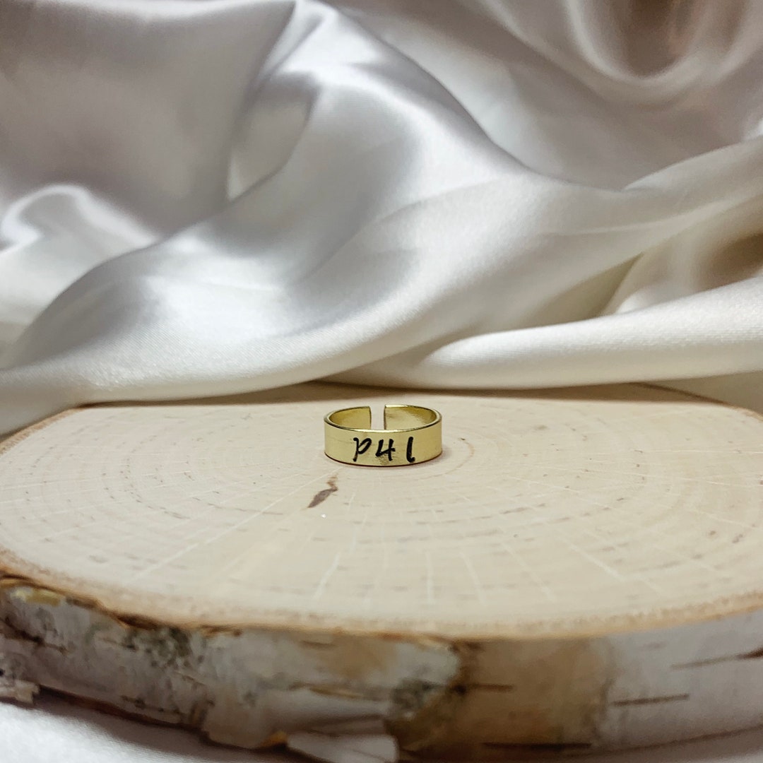 Outer Banks P4L Inspired Stamped Ring - Etsy