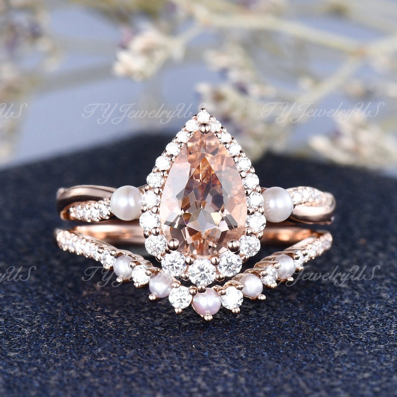 Heart Shaped Morganite Ring - Etsy