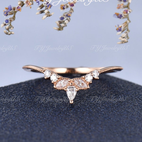 Chevron Wedding Band - Etsy