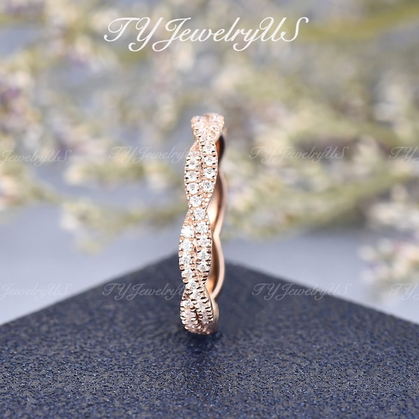 Twisted Wedding Band - Etsy