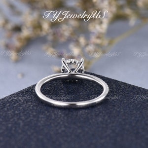 Custom White Gold Engagement Ring Setting Without Center Stone Semi ...