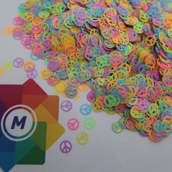 Neon Peace Sign - Etsy