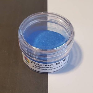Brilliant Blue - Blue Mica Powder, 5G Containers - Etsy
