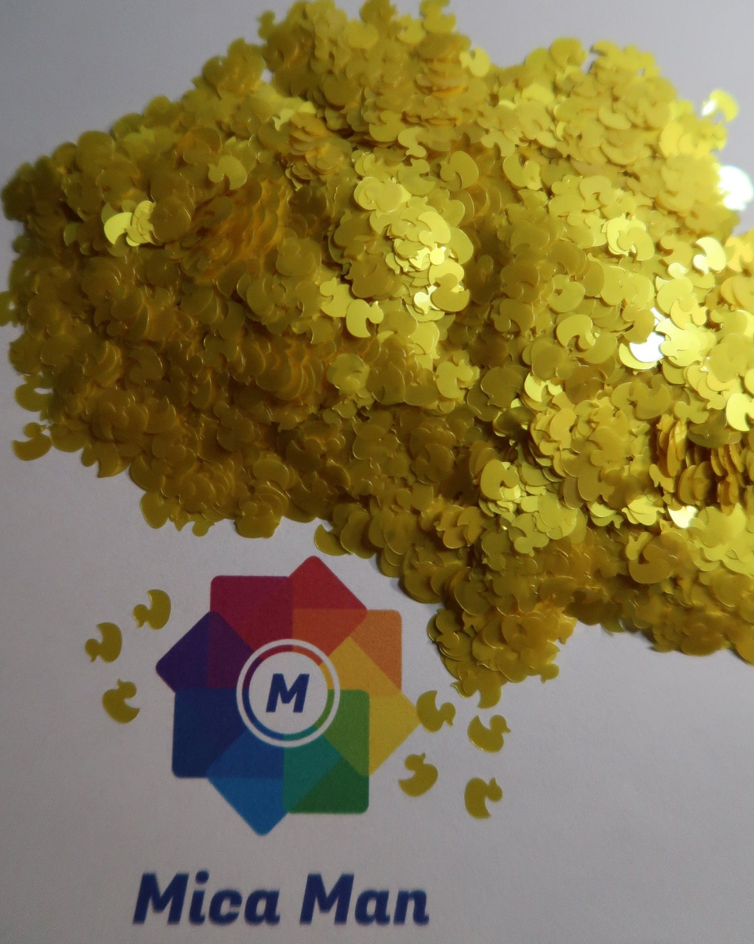 YELLOW DUCKIES - Yellow Duck Shaped Glitter, Nail Art, Slime, Confetti ...