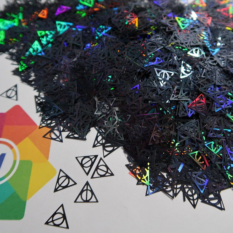 Triangle Glitter - Etsy