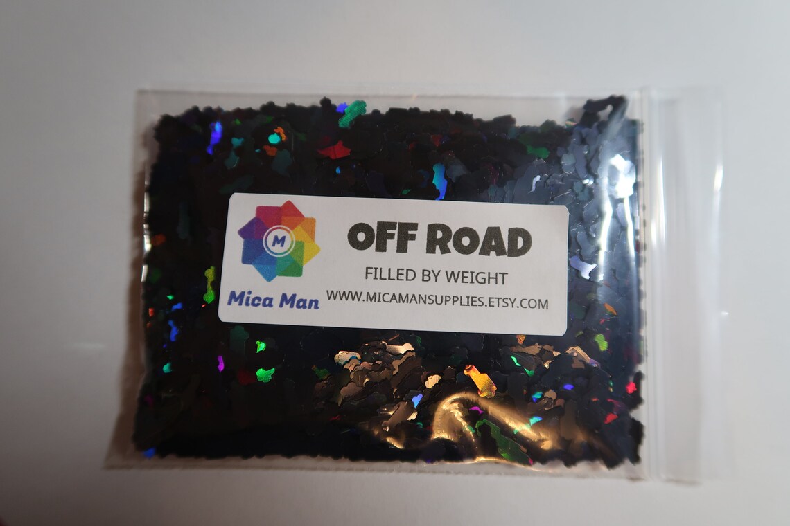 OFF ROAD Black Holographic Jeep Shaped Glitter Nail Art - Etsy