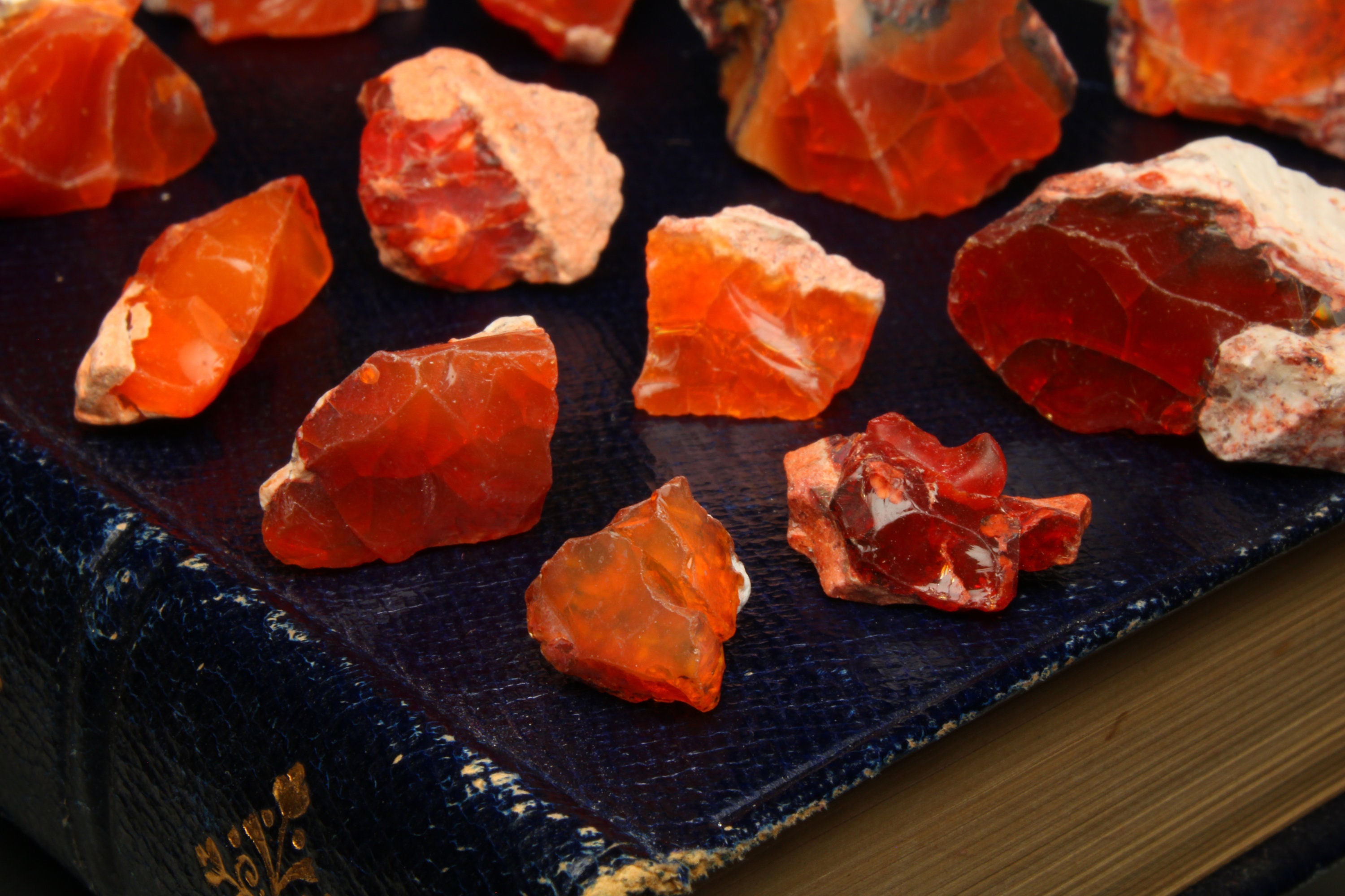 Vibrant Cherry Opal From Mexico - Etsy