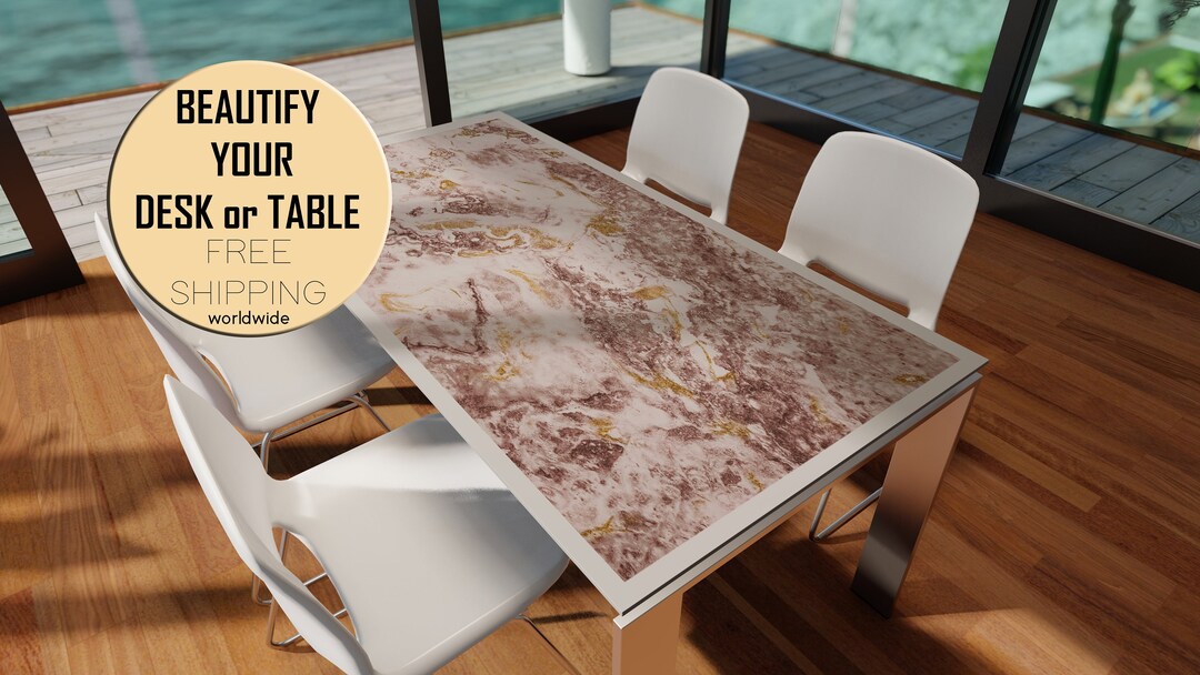 Marble Art Table Top Abstract Print Kitchen Table Mat Custom - Etsy