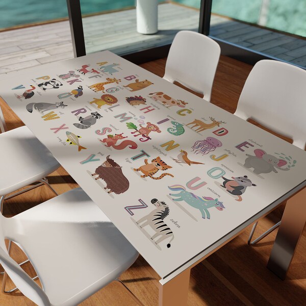 Animal Tablecloth - Etsy