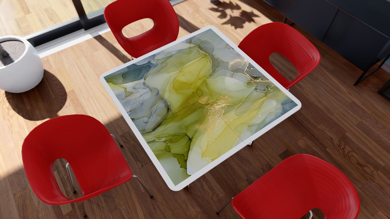 Green Marble Art Abstract Marble Table Protector Blue - Etsy