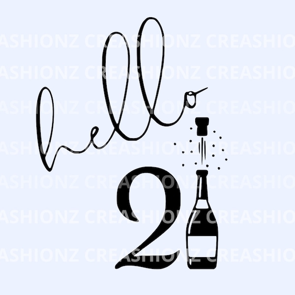 21st Birthday Svg - Etsy
