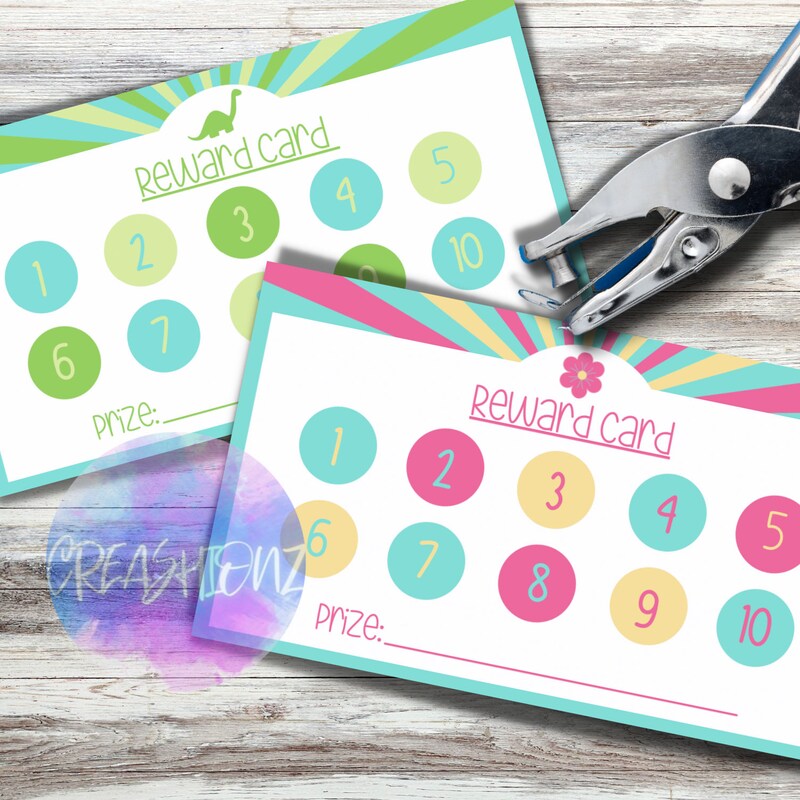 Reward Cards - Etsy