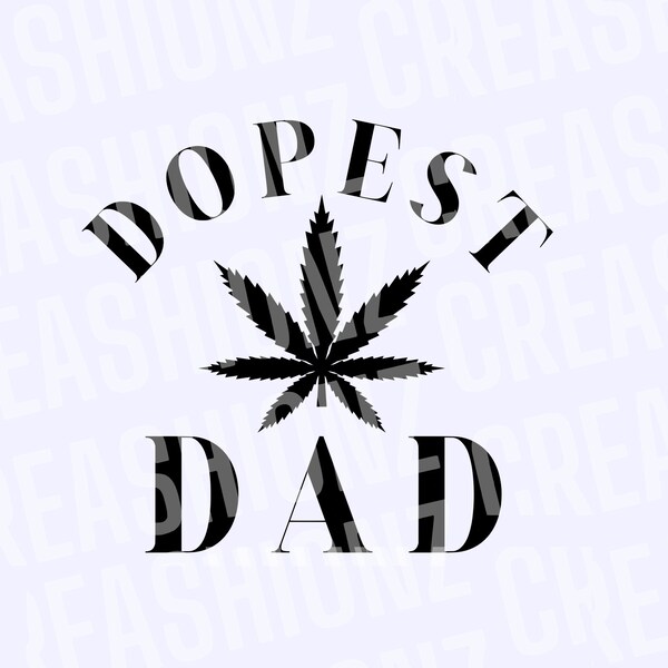 Weed Dad Svg - Etsy