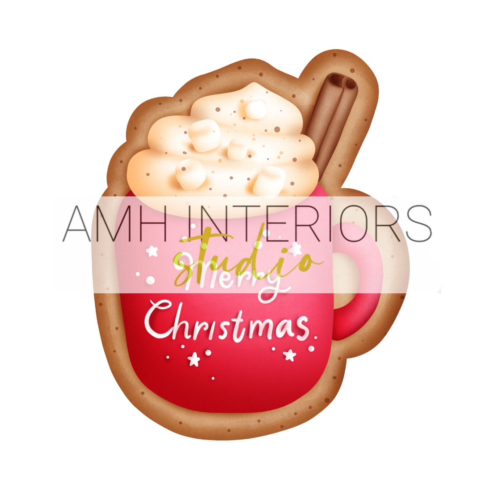 Digital Stickers PNG Printable Christmas Cookies Clipart PNG File ...