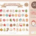Digital Stickers PNG Printable Christmas Cookies Clipart PNG File ...