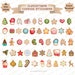 Digital Stickers PNG Printable Christmas Cookies Clipart PNG File ...