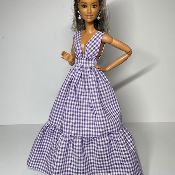 Barbie Gingham Dress - Etsy