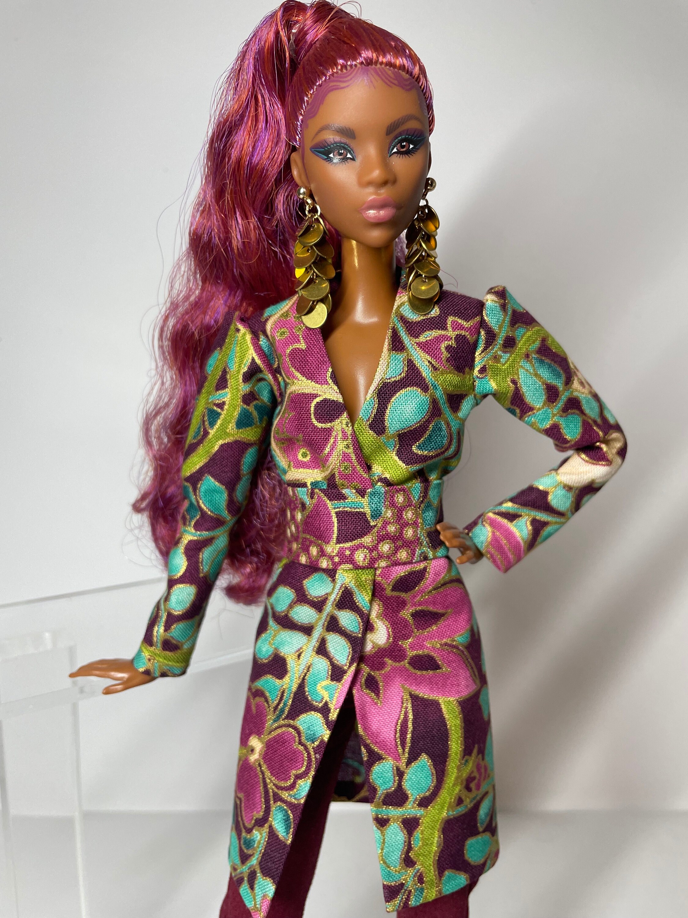 Floral Print Suit, for 1:6 Scale Dolls - Etsy