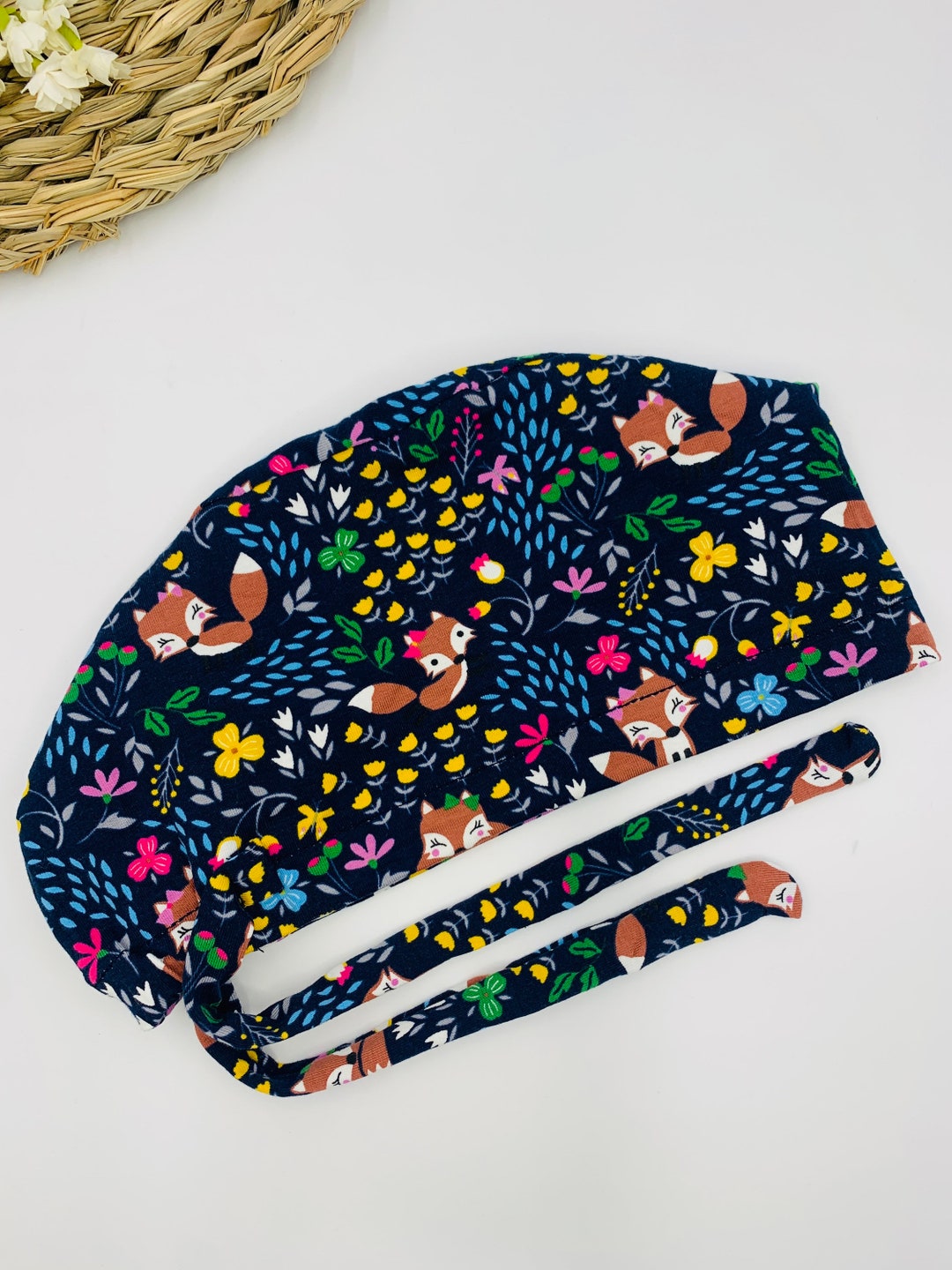 Fox Scrub Cap, Surgical Cap for Women, Scrub Cap for Nurse - Etsy