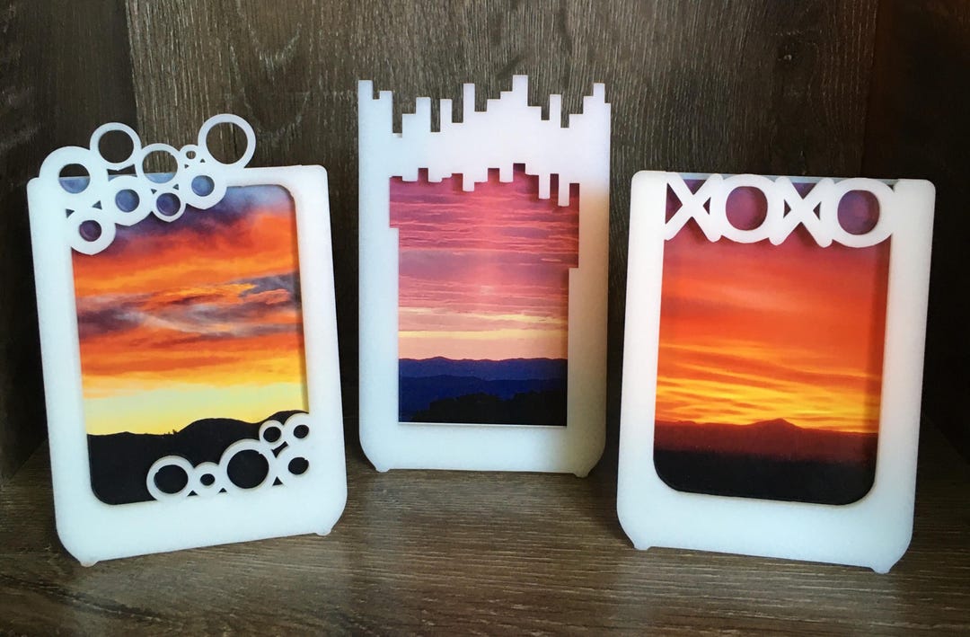 3D STL Print Files - Unique Photo Frames Collection - All 3 Files ...