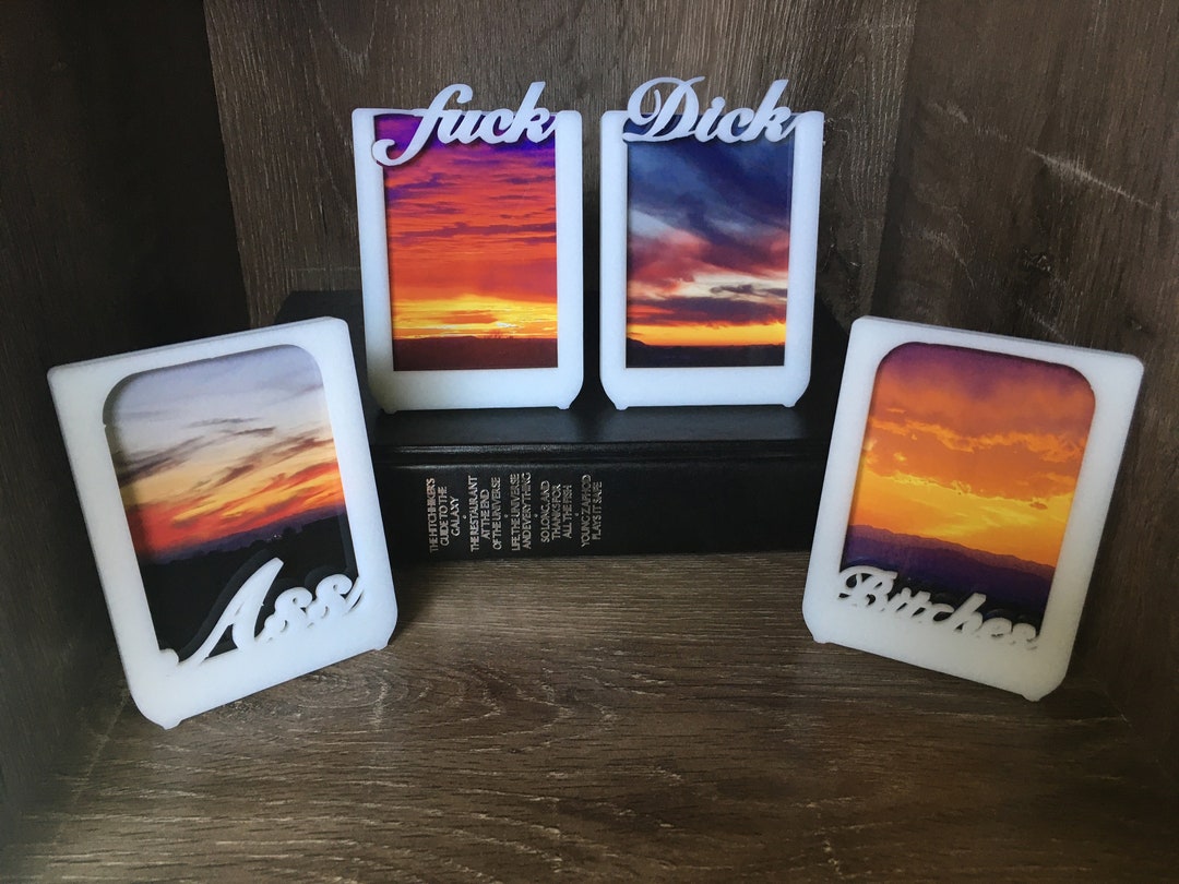 Curse Word Picture Frames - Etsy