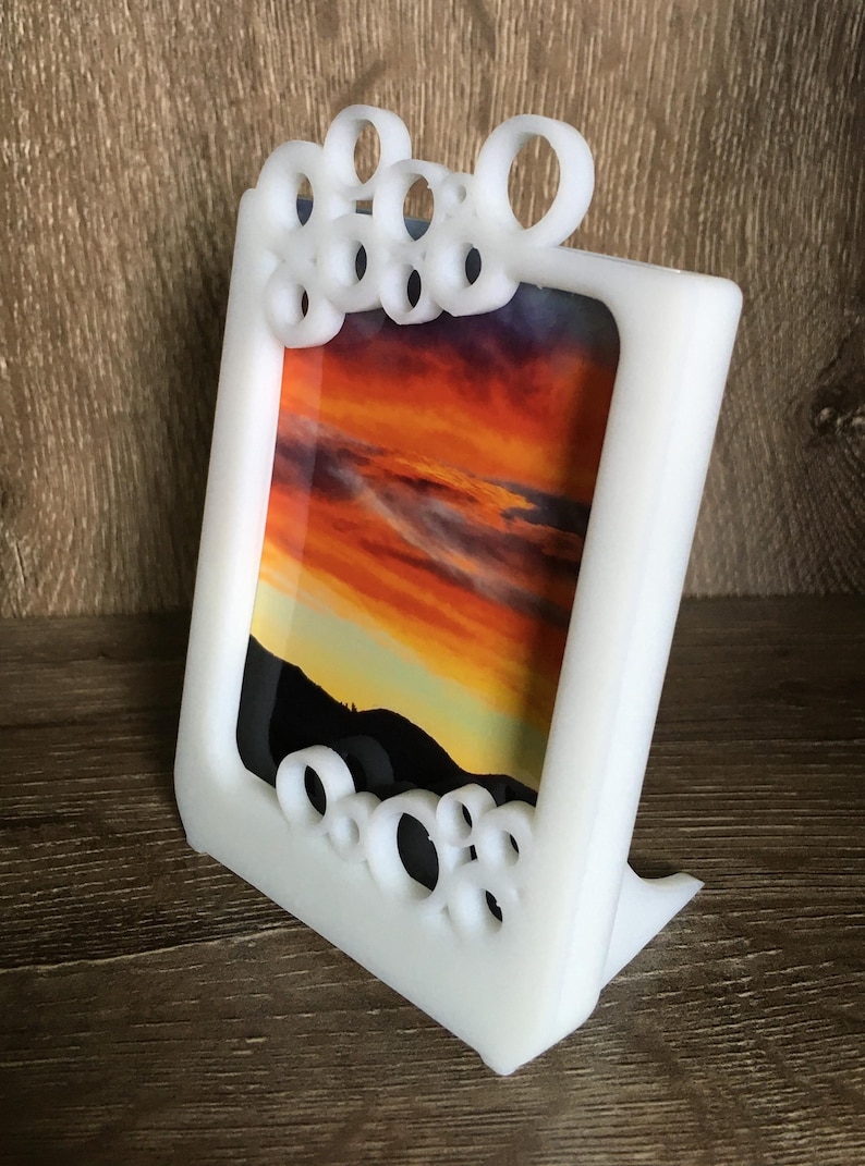 3D STL Print File Unique Photo Frame Bubbles - Etsy