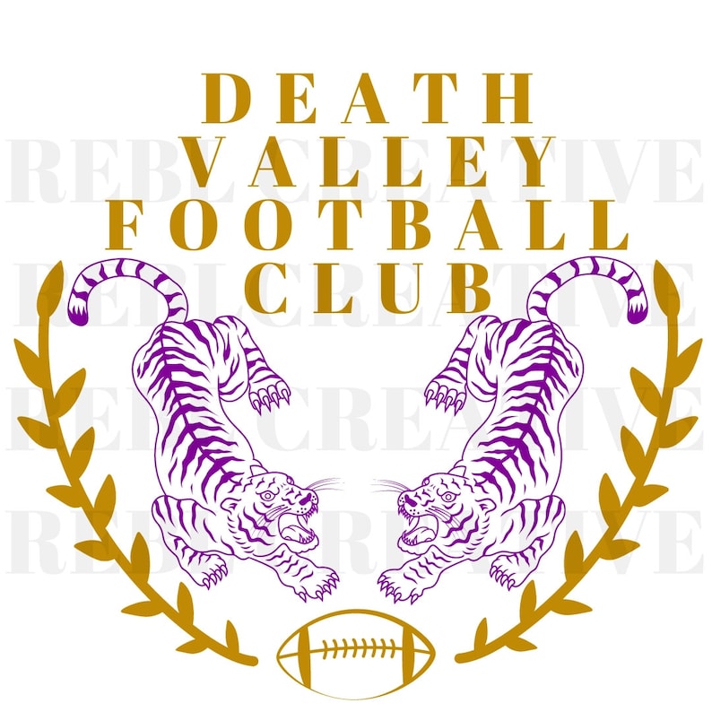 Death Valley Football Club PNG Files - Purple and Gold, Black, and ...